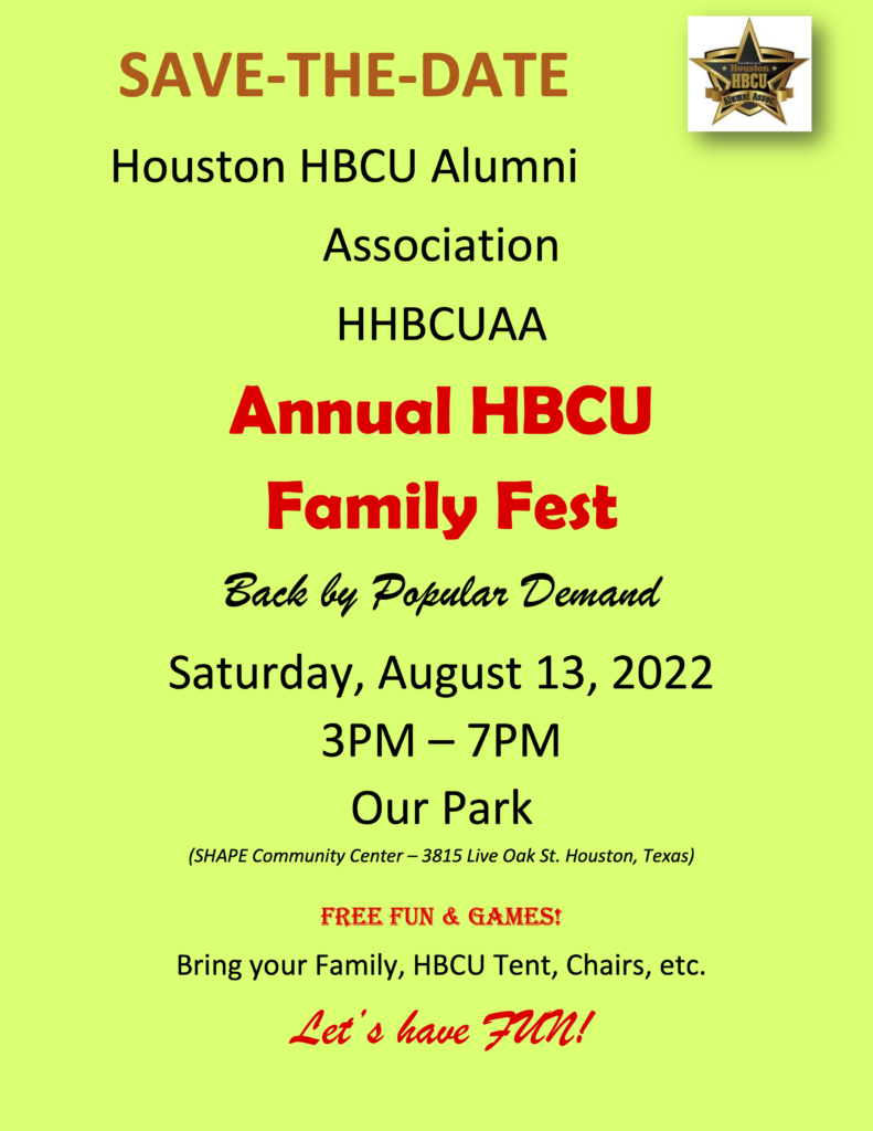 Houston HBCU Alumni Association – HBCU made HBCU proud